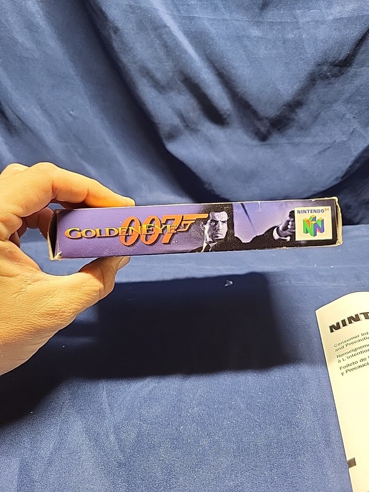 Goldeneye N64 (Nintendo 64, 1997) COMPLETE w/ Manual, Inserts CIB ...