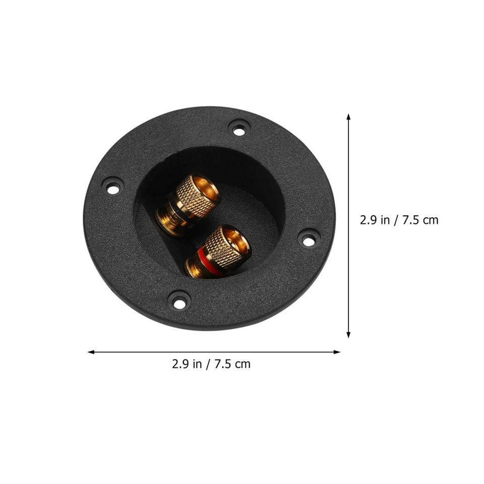 2 Pcs 2-way Speaker Cups Diy Subwoofer Box Speaker Box Screw Connector ...
