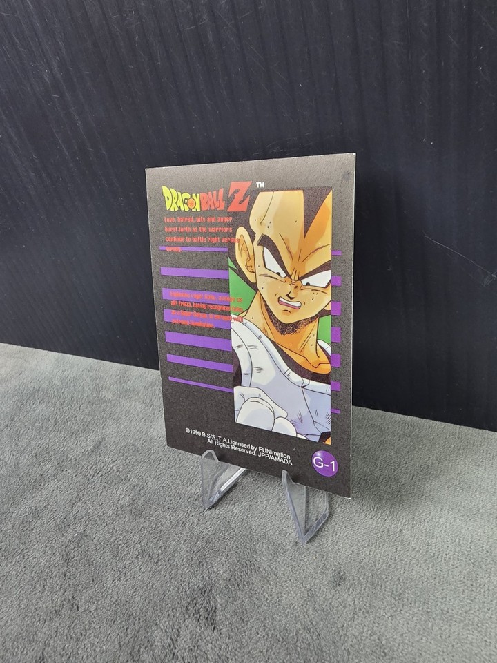1999 Dragon Ball Z Gold Foil Set #G-1 Explosive Rage! Goku B-2 | eBay UK