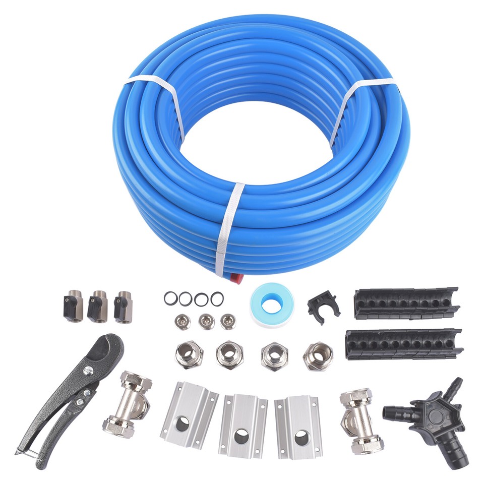 Compressed Air Line System Master Kit Shop Piping Kit for M7500 3/4 ...