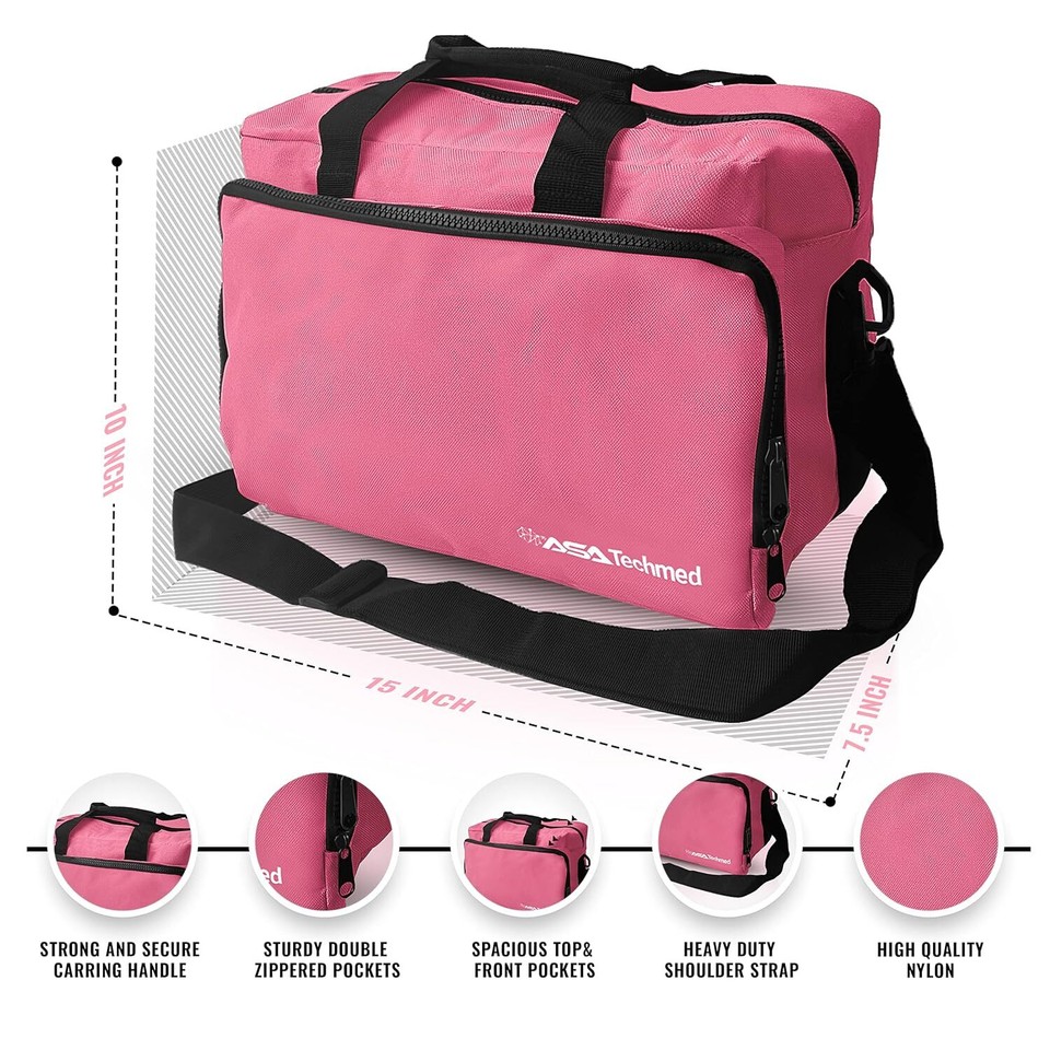 Gift For Nurses - Nursing Bag / Physician Nylon Medical Equipment Bag ...