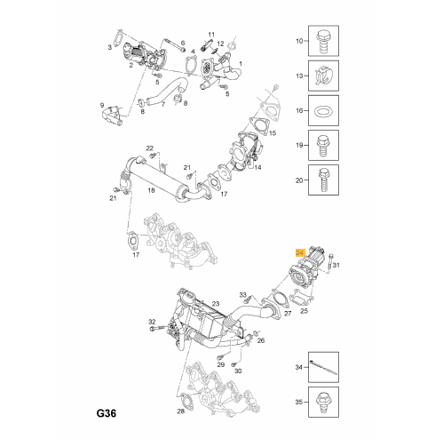 EGR VALVE FOR VAUXHALL ASTRA H & J CORSA D MERIVA ZAFIRA B 1.7 DIESEL ...
