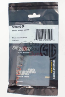 Sig Sauer P226 9mm Recoil Spring - SPRING-26 798681475582| eBay