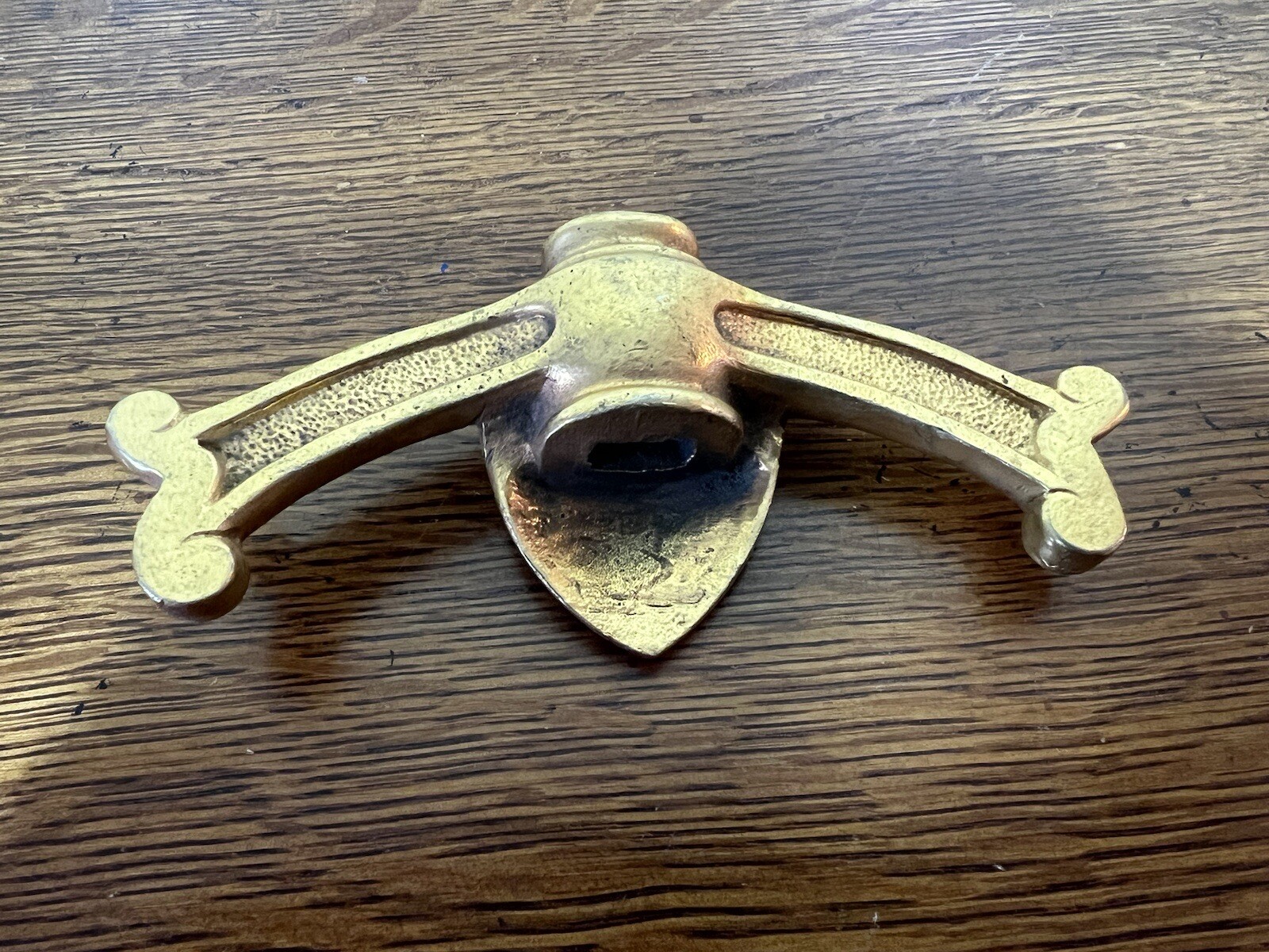 NOS Antique Gold Sword Cross Guard Knight Holding Shield Rare #1 | eBay