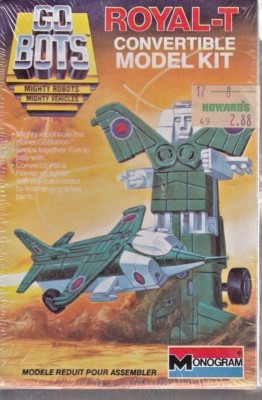 ROYAL-T Mighty Robots Convertible Model Kit 1984 Vintage GO BOTS # 6068 ...