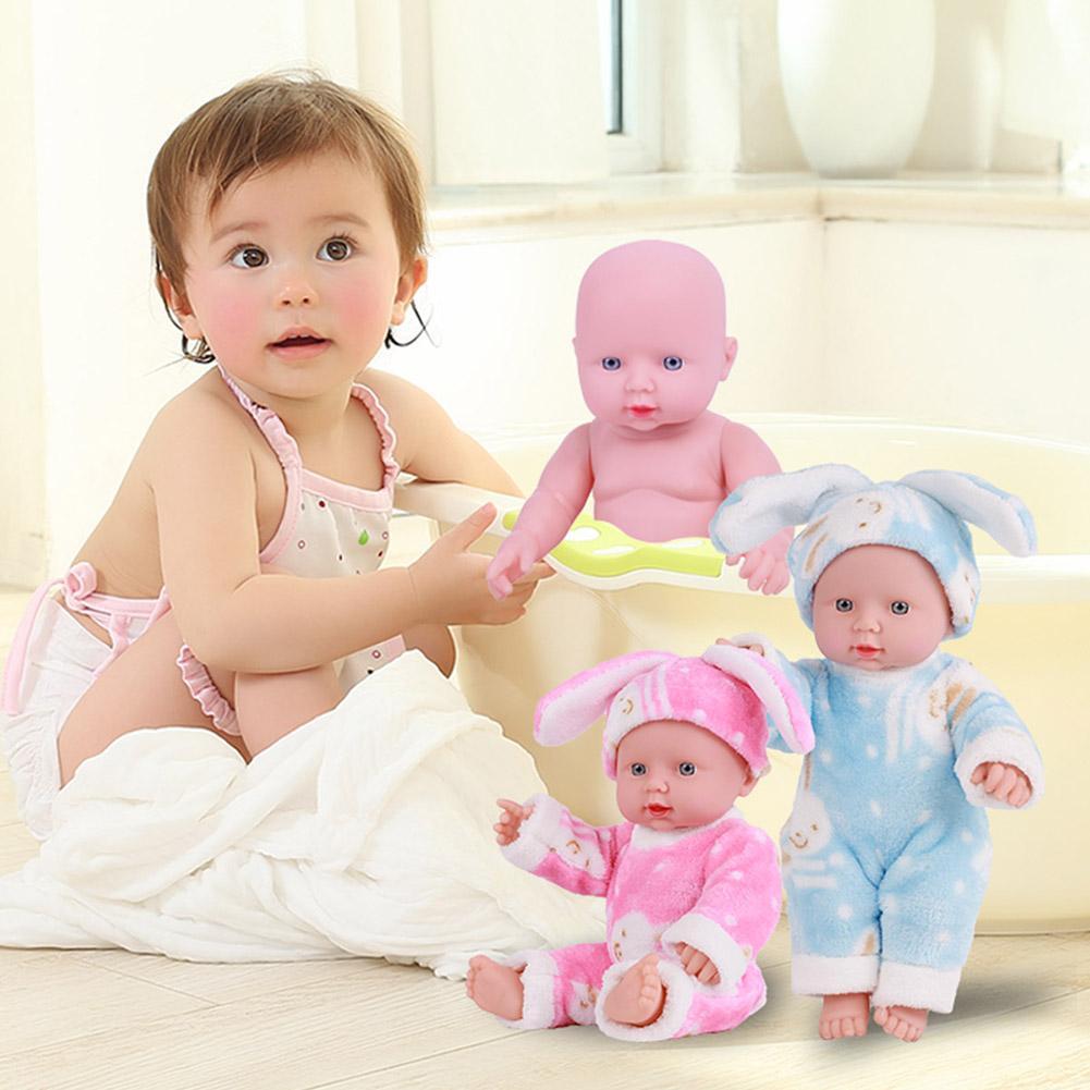 AU Baby Simulation Dolls Soft Vinyl Lifelike Soothing Doll Girls Toys ...