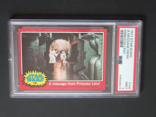1977 Star Wars, A message from Princess Leia!, Card# 106, PSA-9 | eBay