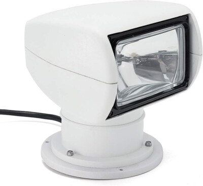 Boat Spotlights, 100W Remote Control Spotlights for Boat Truck, Boat ...