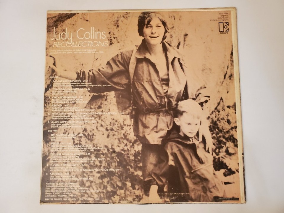 Judy Collins - Recollections (Vinyl Record Lp) | eBay