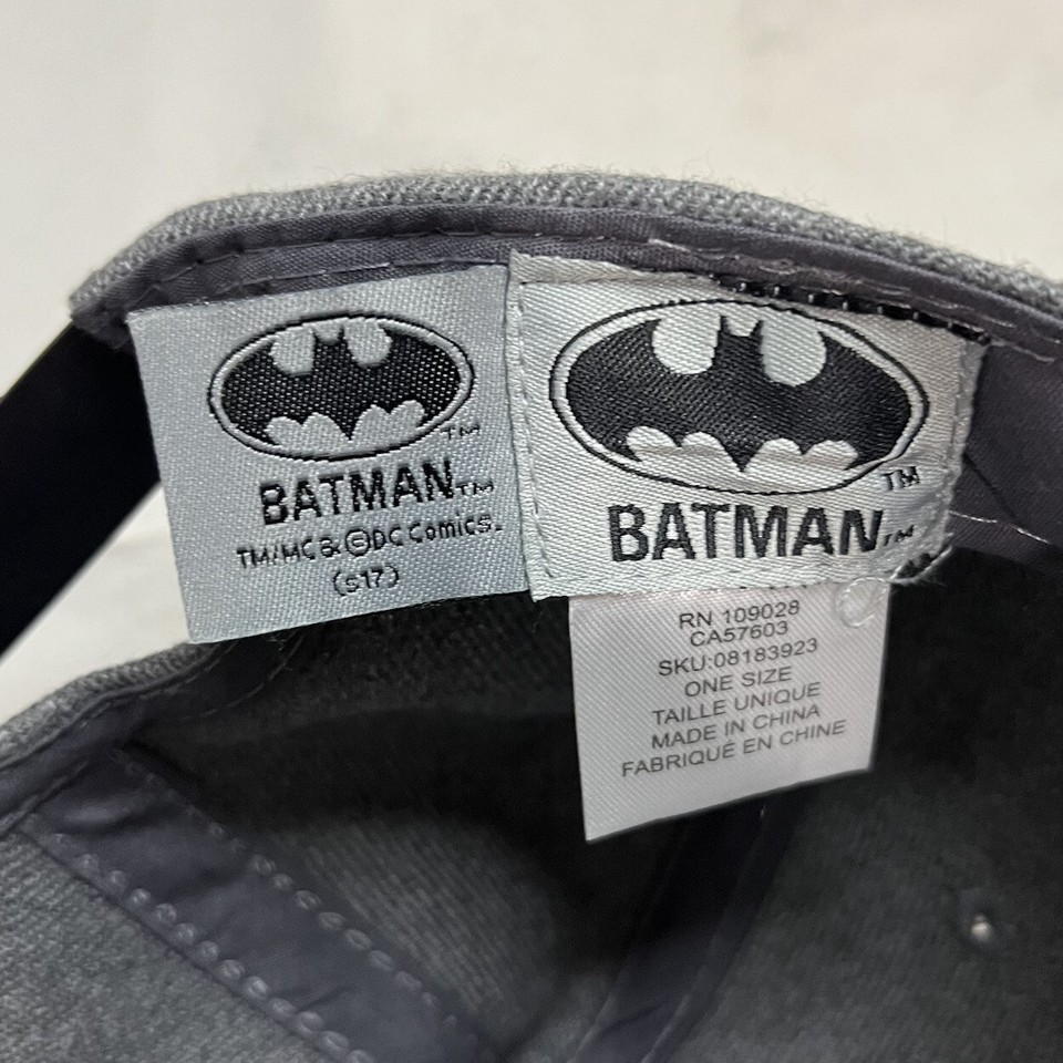 Batman Snapback Hat DC Comics Superhero Movie Film Logo NWT Concept One ...