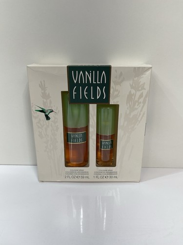VANILLA FIELDS BY COTY 2 oz COLOGNE SPRAY/ 1 oz COLOGNE SPRAY SET USA ...