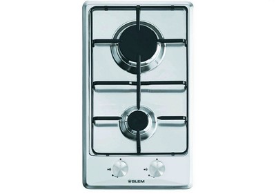 glem table de cuisson domino gaz 29cm 2 foyers gt32ix | eBay