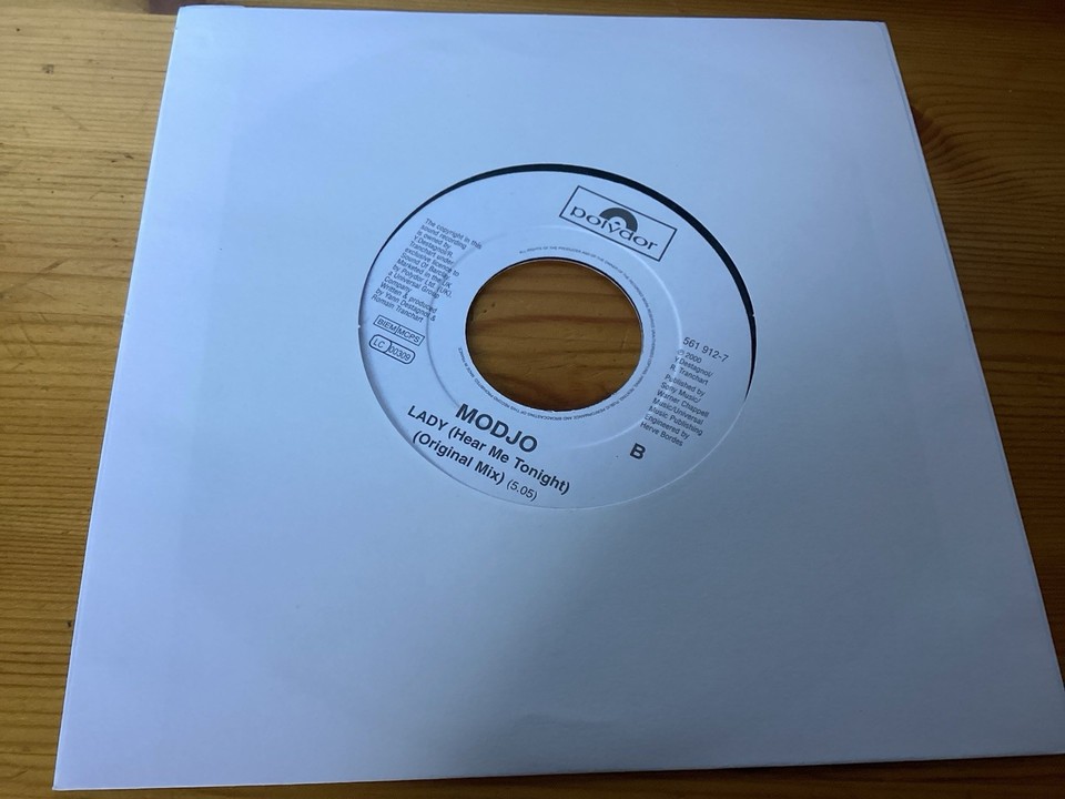Modjo-Lady Hear Me Tonight. Polydor Records 7” Single 2000 Jukebox ...