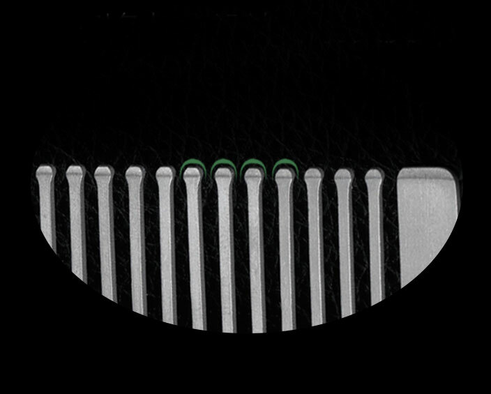 EDC Titanium keychain Antistatic Comb Unique Fashion Comb Health Hair ...