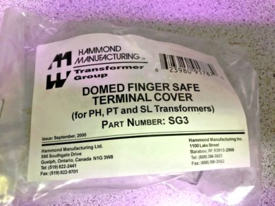 HAMMOND SG3 DOMED FINGER SAFE TERMINAL COVER NEW!! QUANTITY!! | eBay