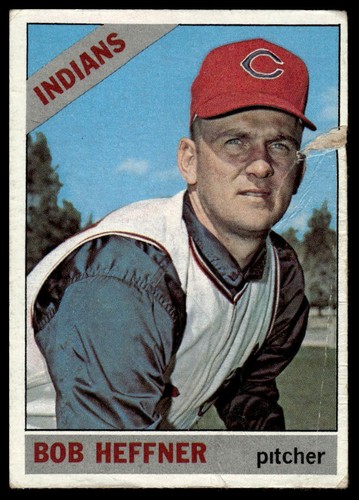 1966 Topps #432 Bob Heffner (Creased and ripped on front) | eBay