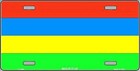 Mauritius Flag Metal Novelty License Plate Tag LP4096 | eBay
