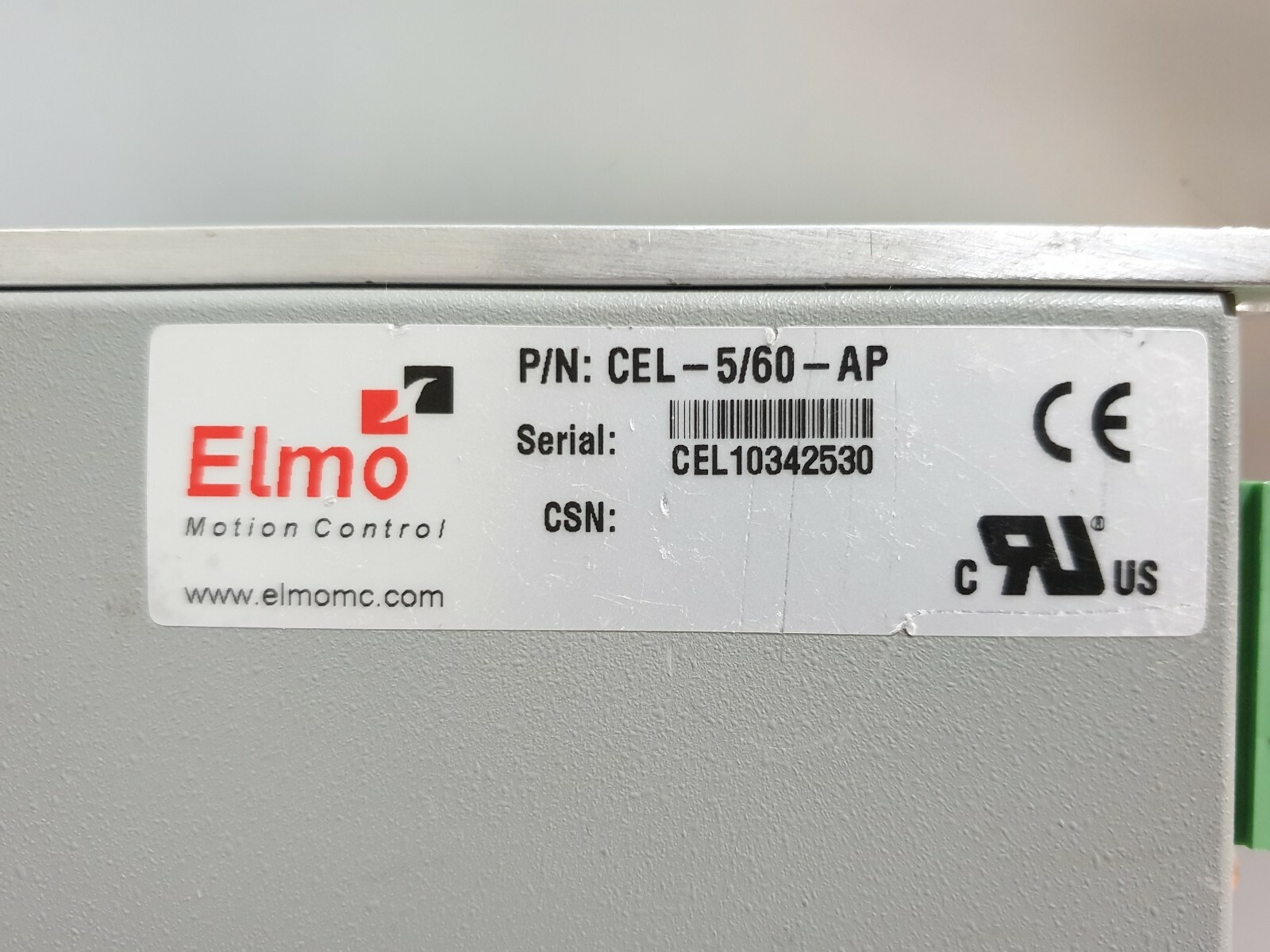 Elmo Motion Control Cello Servo Drive CEL-5/60-AP | eBay