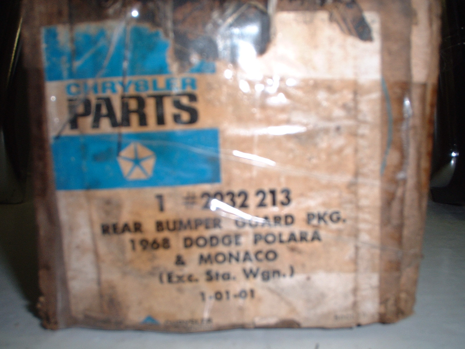 1968 Dodge Monaco And Polara Rear Bumper Guards MOPAR NOS Part# 2932213 ...