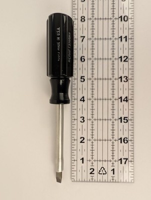 Craftsman USA Flathead Screwdriver 43373 – Black Handle Vintage Hand ...