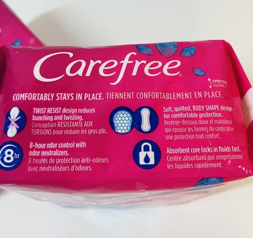 Carefree Acti-Fresh Daily Liners Body Shape Regular Unscented 54 Ct ...
