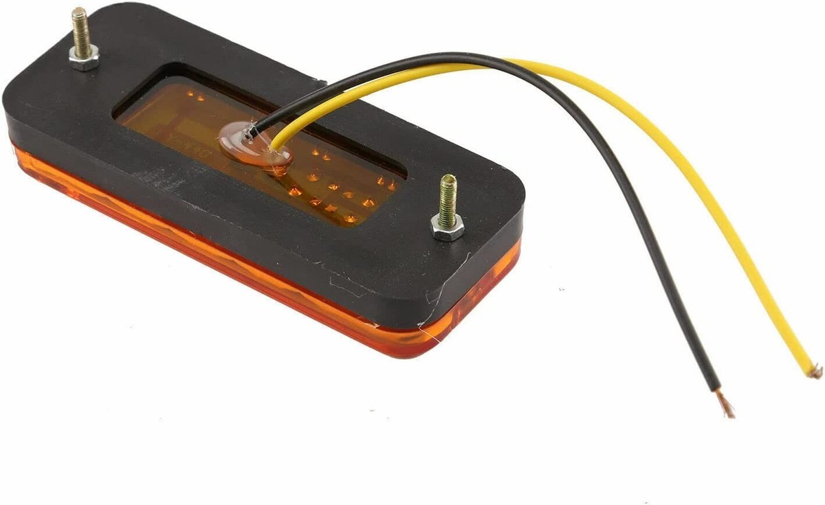 LED Side Marker Lights 8 Pcs Amber – 12V For Trailer, Truck, Lorry ...
