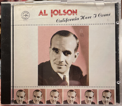 Al Jolson - California Here I Come (CD, Digitally Remastered) Like New ...