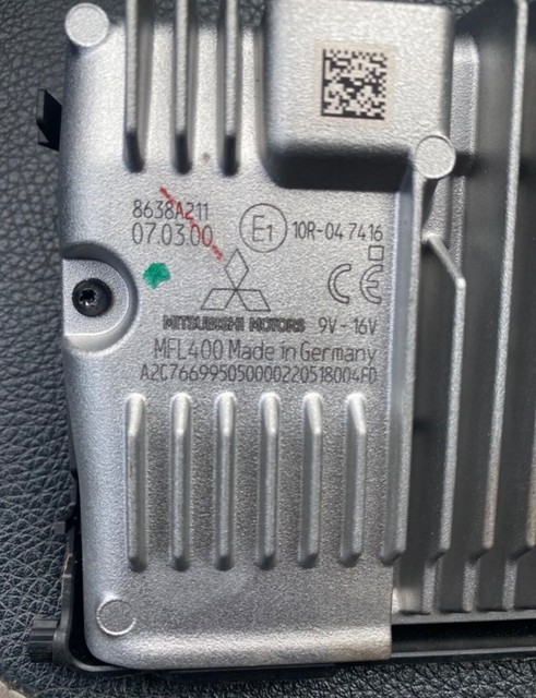 Mitsubishi Eclipse Cross 2019 Windshield Camera OEM 8638A211 for sale ...