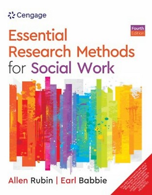 Essential Research Methods Social Work Allen Rubin 4th ed9789355739667 ...