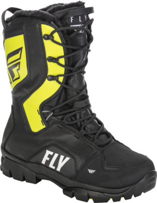 FLY RACING MARKER SNOW BOOT - BLACK/GREY/HI-VIS | eBay