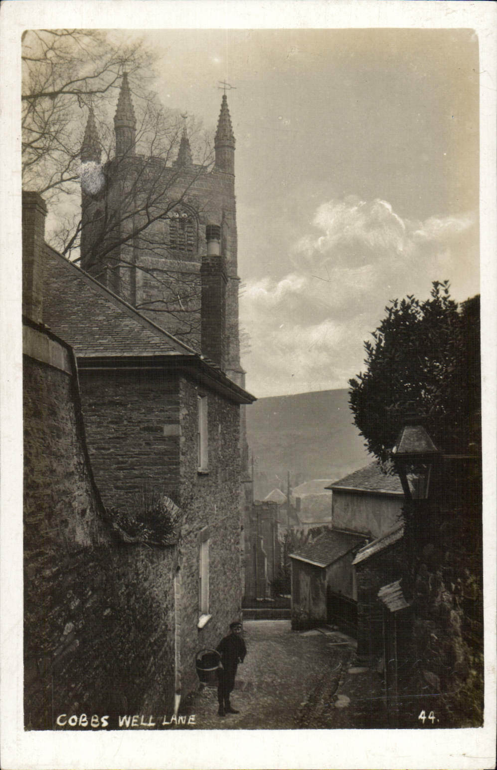 Fowey. Cobbs Well Lane by Fred Kitto, Fowey. | eBay UK