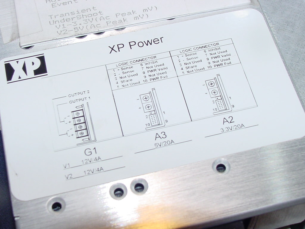 XP Power Model Number FFA2A3G1, Power Supply, P/N 0999-8292, Tested ...