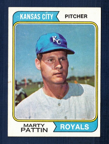 1974 Topps Marty Pattin #583 Kansas City Royals EX | eBay
