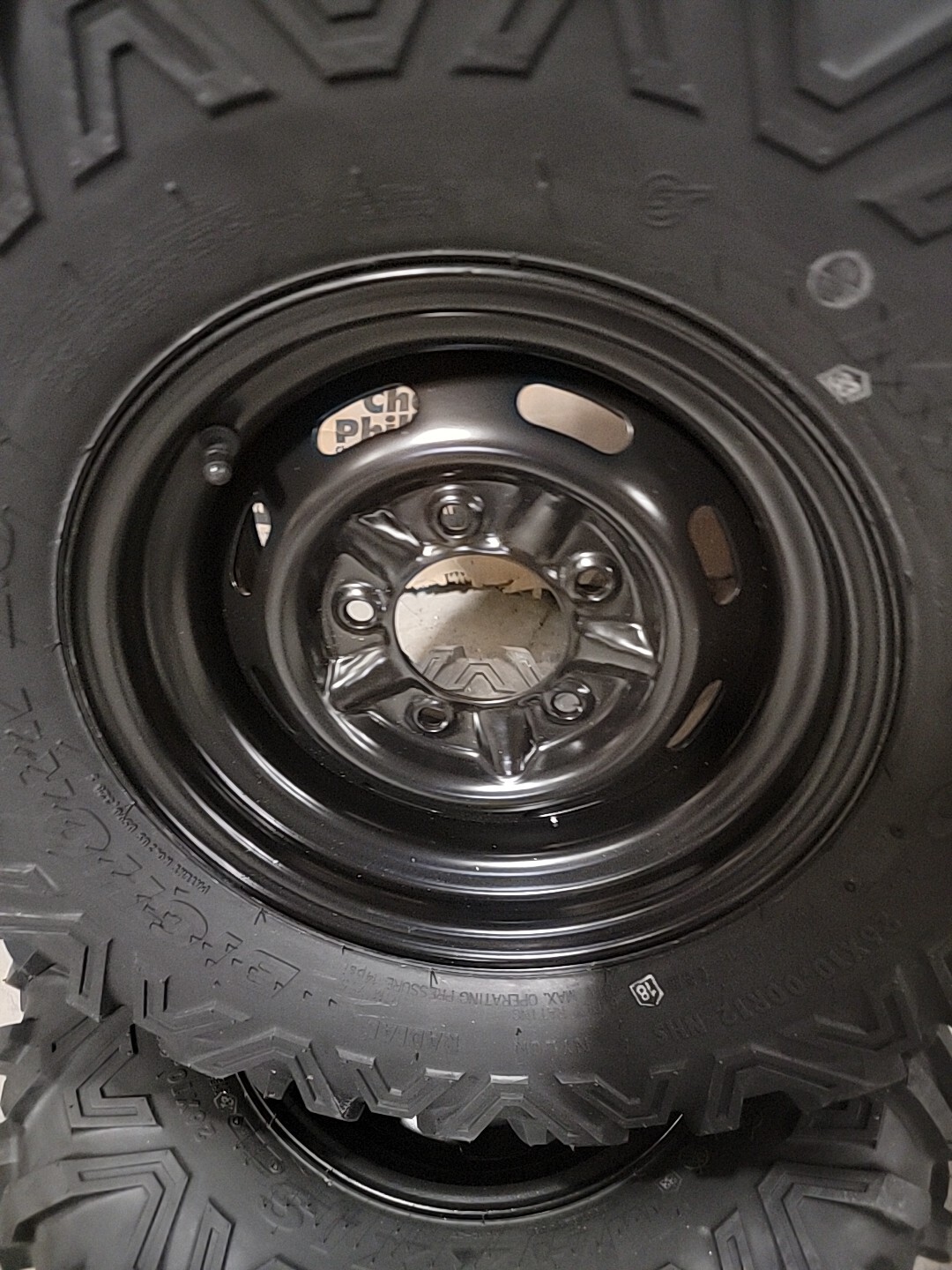 Set Of (2) 26X10-12 John Deere Gator Wheels & Tires 4 Ply 5 Lug AM46351 ...