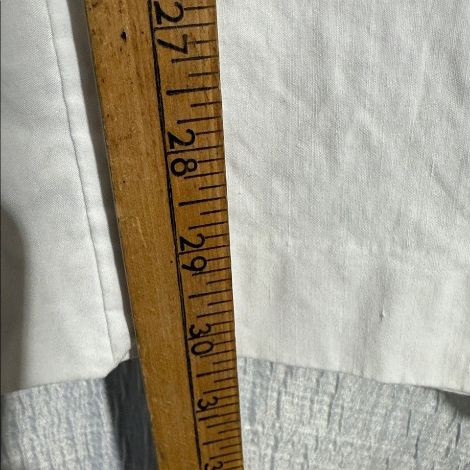 Anthropologie Maeve The Naomi Wide Leg White Flare Pants size 8 | eBay