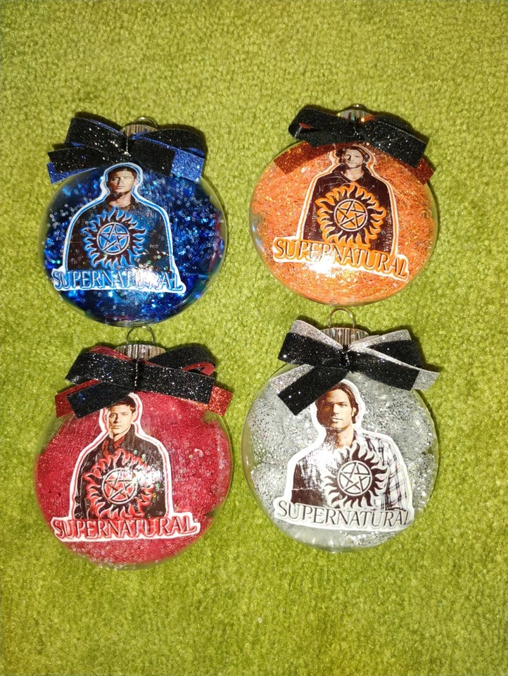 Supernatural Dean & Sam Winchester 4-Piece Ornament Set • Handmade One ...