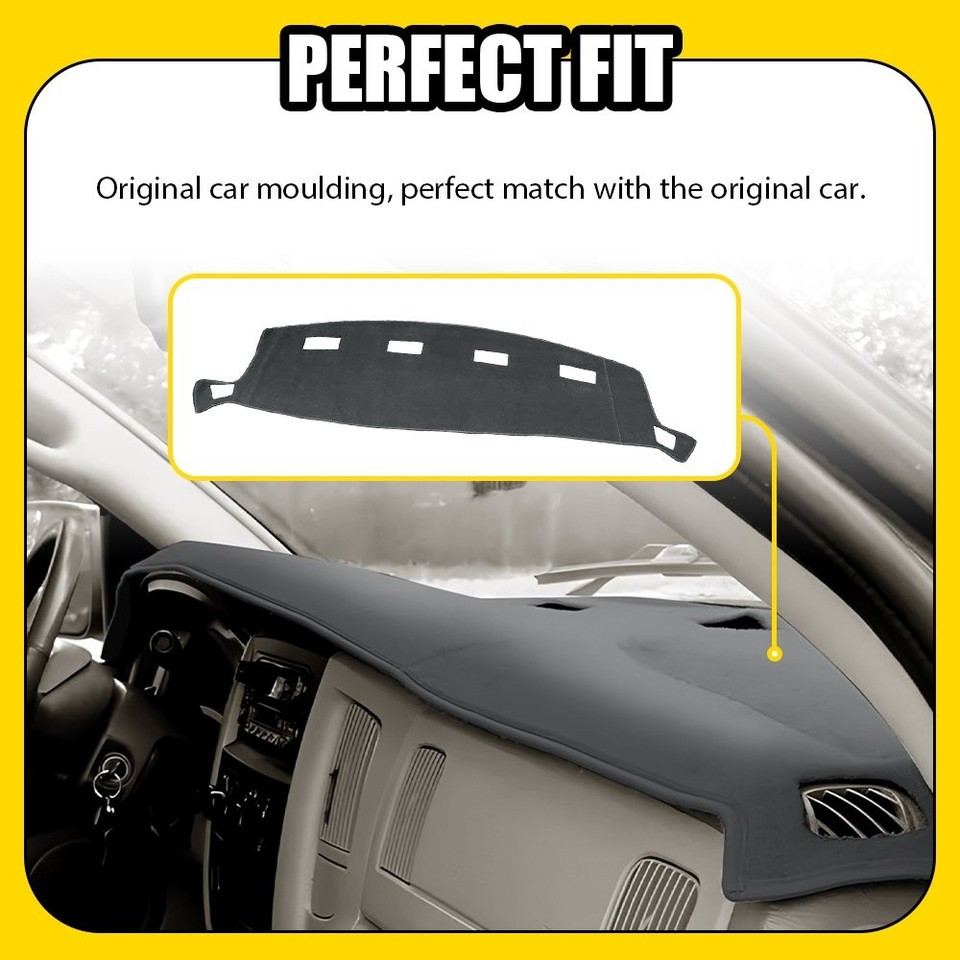 Dash Cover Interior Dashboard Mat Pad For 2002-2008 Dodge Ram 1500 2500 ...