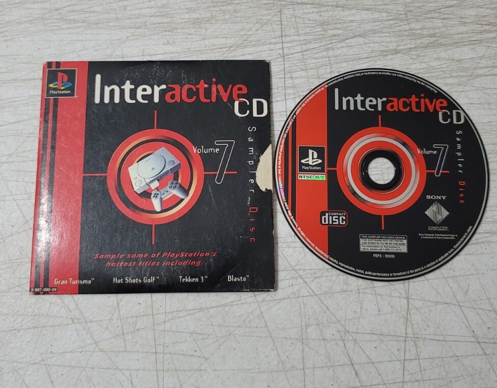 Interactive CD Sampler Pack Volume Vol 7 (Sony PS1 PlayStation) with ...