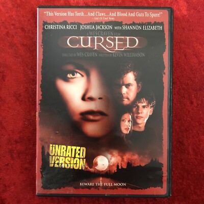 Cursed (DVD, 2005) Unrated Christina Ricci Joshua Jackson 786936293975 ...