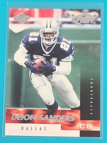 1999 Collector's Edge Fury #117 Deion Sanders Dallas Cowboys FOOTBALL ...