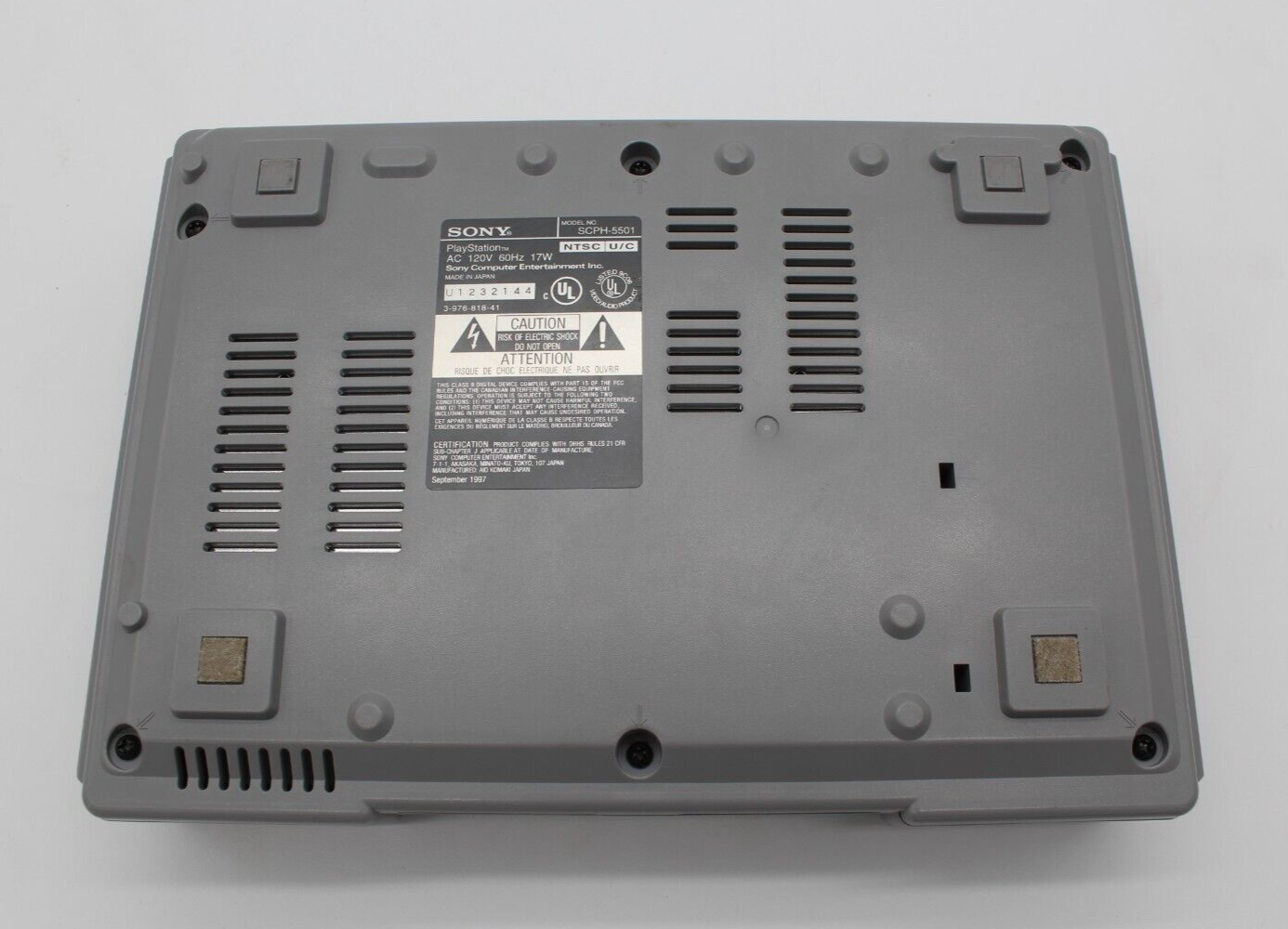 Sony PS1 PlayStation 1 Gray Console (SCPH-5501) with Controller, Memory ...