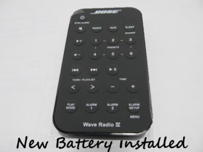 Bose Wave SoundTouch Music System IV Remote Control Replace w/ battery ...