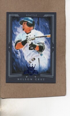 nelson cruz seattle mariners 2015 diamond kings blue border 109 81/99 ...