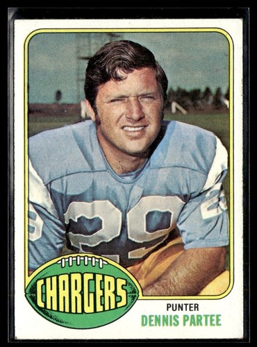 1976 Topps Dennis Partee San Diego Chargers #387 | eBay