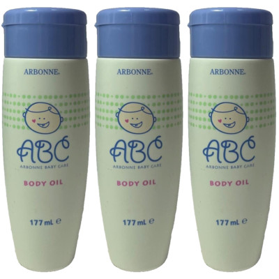 3 Arbonne ABC Baby Care Body Oil 6 oz 177 ml ea | eBay