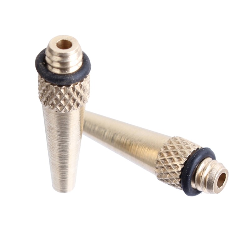 Bike Tire Pump Adapter Universal Brass Presta and Schrader Adapter | eBay