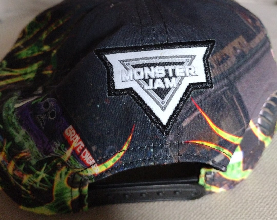 Racing Team Monster Jam Grave Digger Hat Youth Size S… - Gem