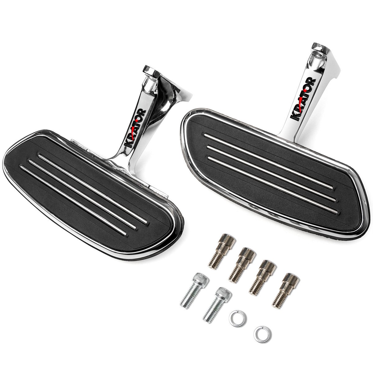Foot Pegs Harley Davidson Ai3 StreamLiner Style BLACK Riders Floorboard ...