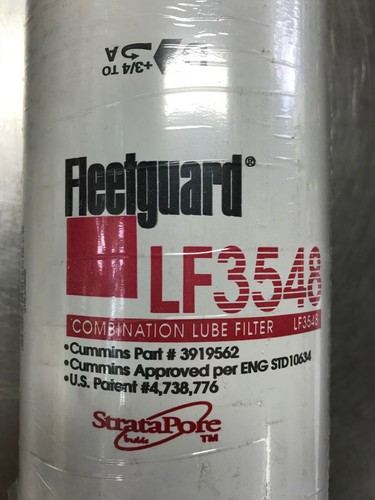 LF3548 GENUINE Fleetguard OEM Cummins Oil Lube FILTER 3919562 | eBay