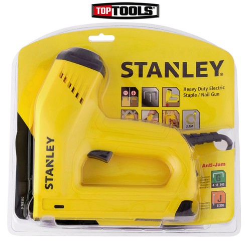 Stanley 0-TRE550 240V Electric Mains T50 Staple & Brad/Pin Nail Fixing ...